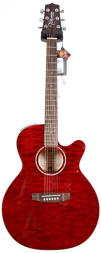 Takamine EG440C-RQH Red Quilt | guitarguitar