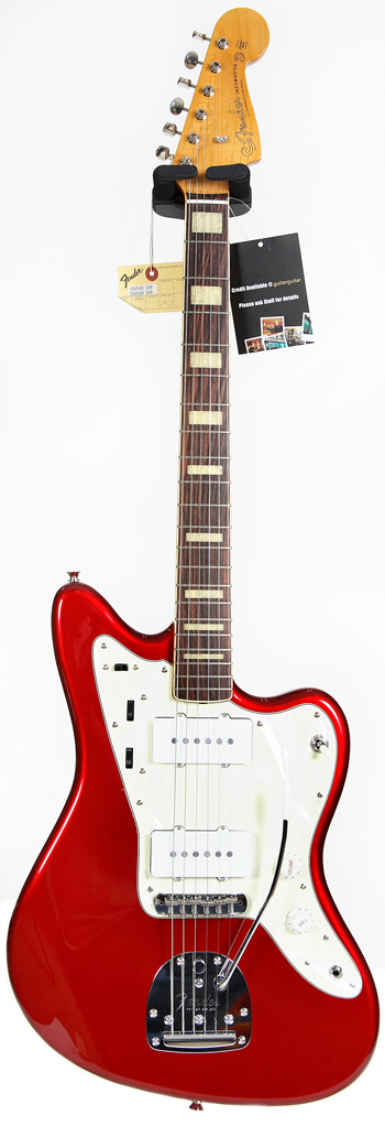 Fender Jazzmaster Block Inlay Candy Apple Red | guitarguitar