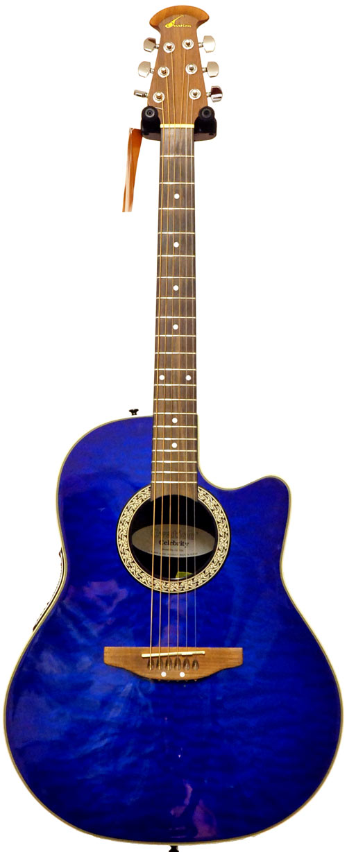 Ovation Celebrity CC 024 Quilted Blue (Pre-owned) | guitarguitar
