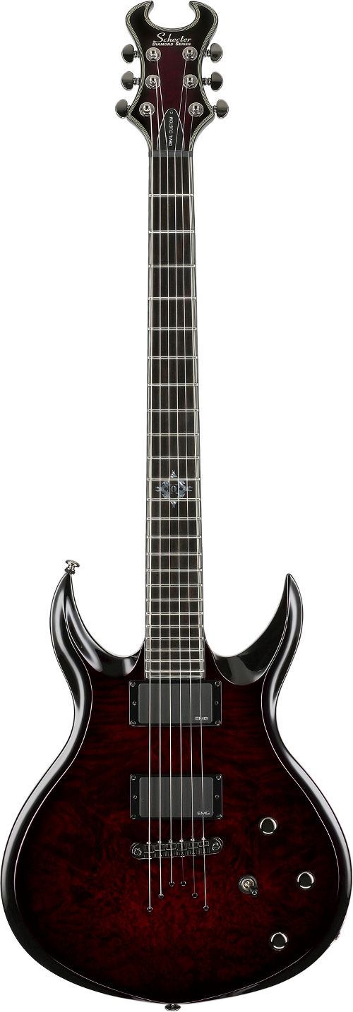 Schecter Devil Custom Blood Red Burst (End Of Line) | guitarguitar