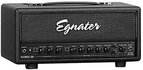 Egnater Rebel 30 Head All Black | guitarguitar