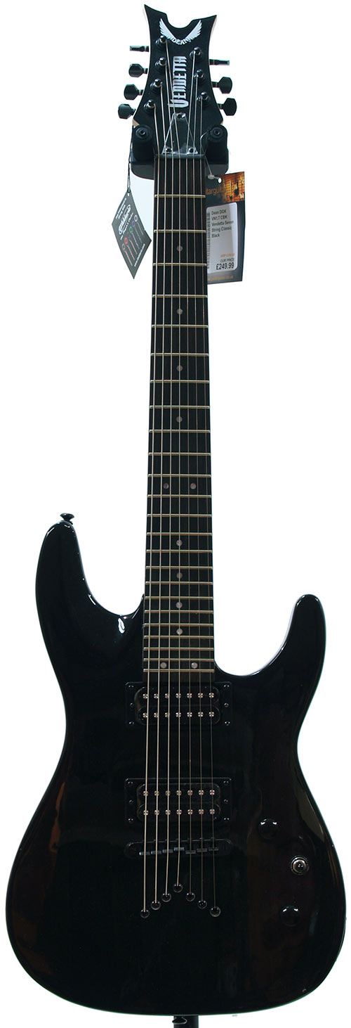 Dean Vendetta 1.7 Seven String Classic Black | guitarguitar