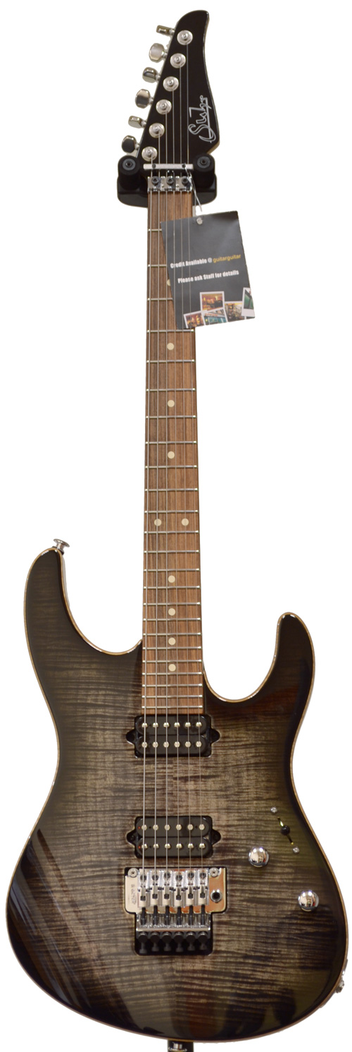 Suhr Pro Series Modern M5 Floyd Charcoal Burst RW#3481 | guitarguitar