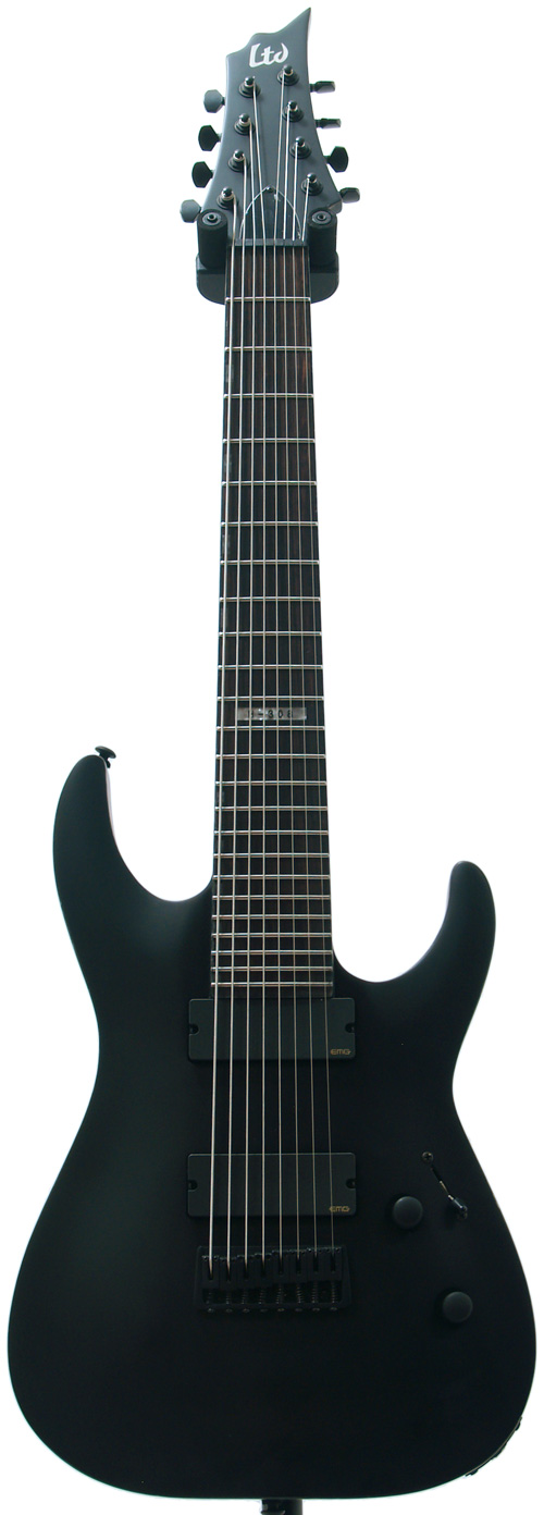 ESP H-308-BLKS Black Satin 8 String | guitarguitar