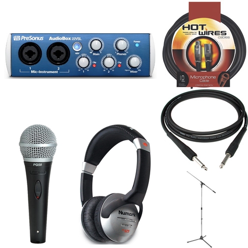Presonus Audiobox 22VSL Recording Bundle | guitarguitar
