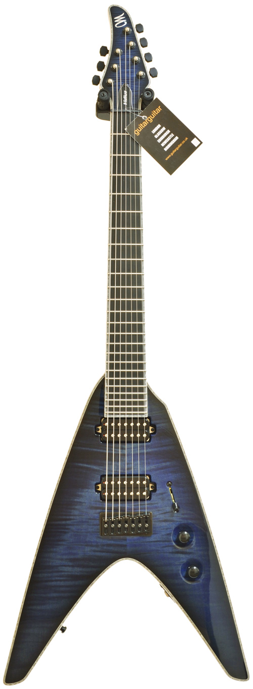 Mayones Vidius 7 Trans Dirty Blue Burst | guitarguitar