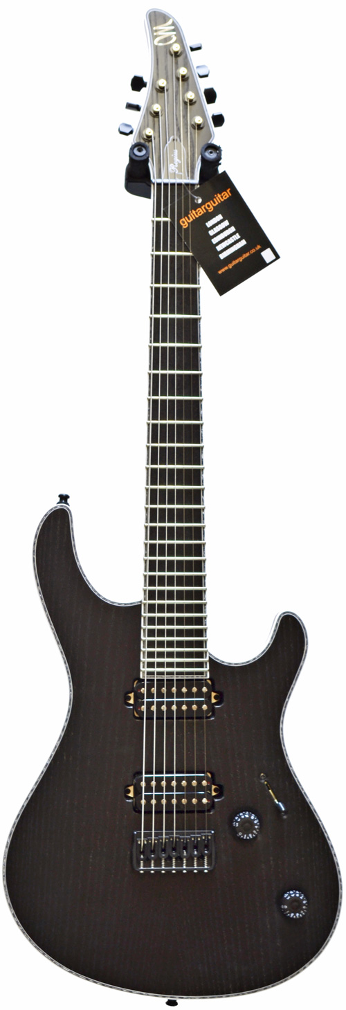 Mayones Regius 7M Gothic Monolith Black Bare Knuckle Juggernaut Pickups ...