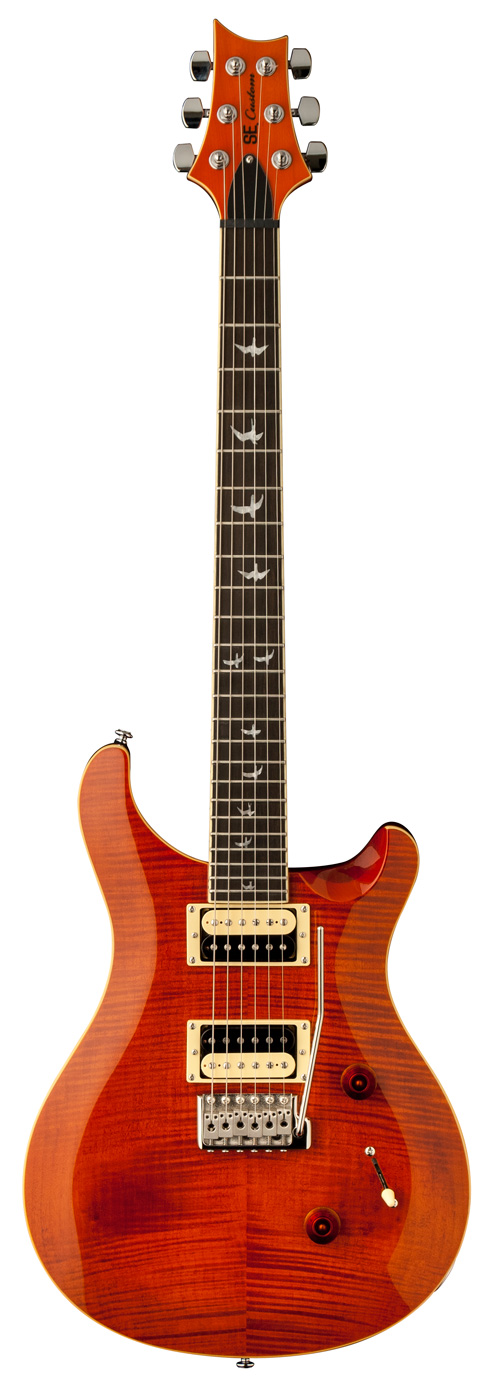 PRS SE Custom 24 Orange Flame Top 30th Anniversary | guitarguitar
