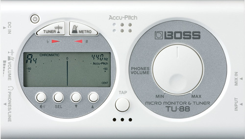 BOSS TU-88-WH Tuner | guitarguitar