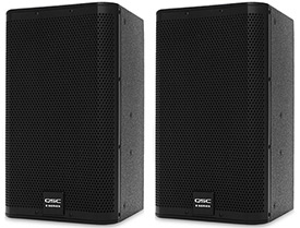 QSC E10 10'' Passive Speaker 300w (Pair) | guitarguitar