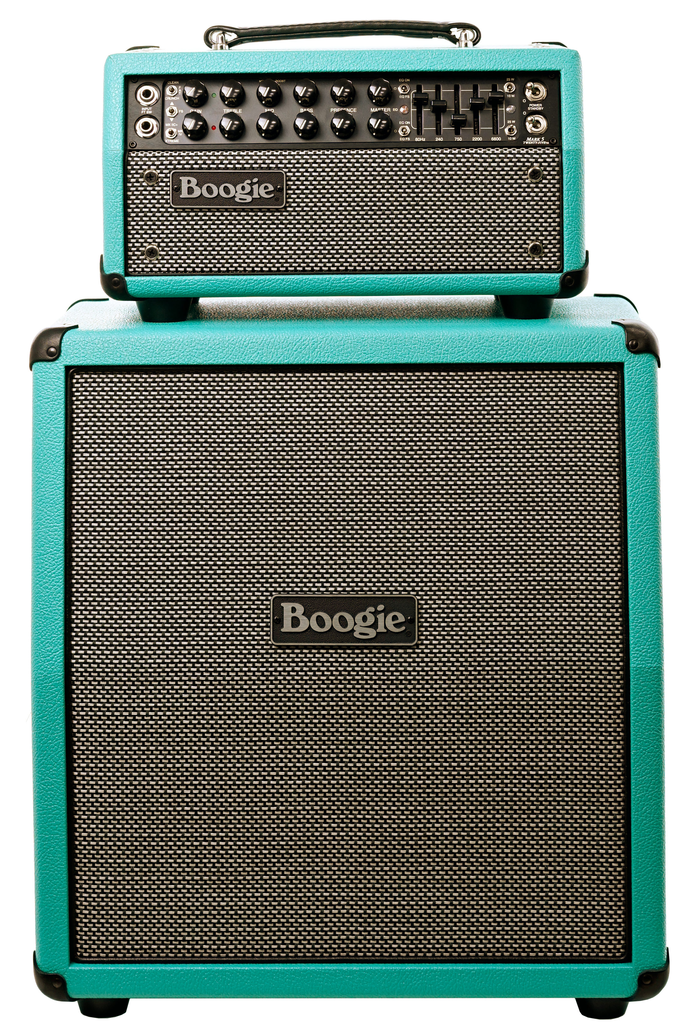 Mesa Boogie Mark Five 25 Custom Colour Half Stack Teal Bronco w/Mini ...