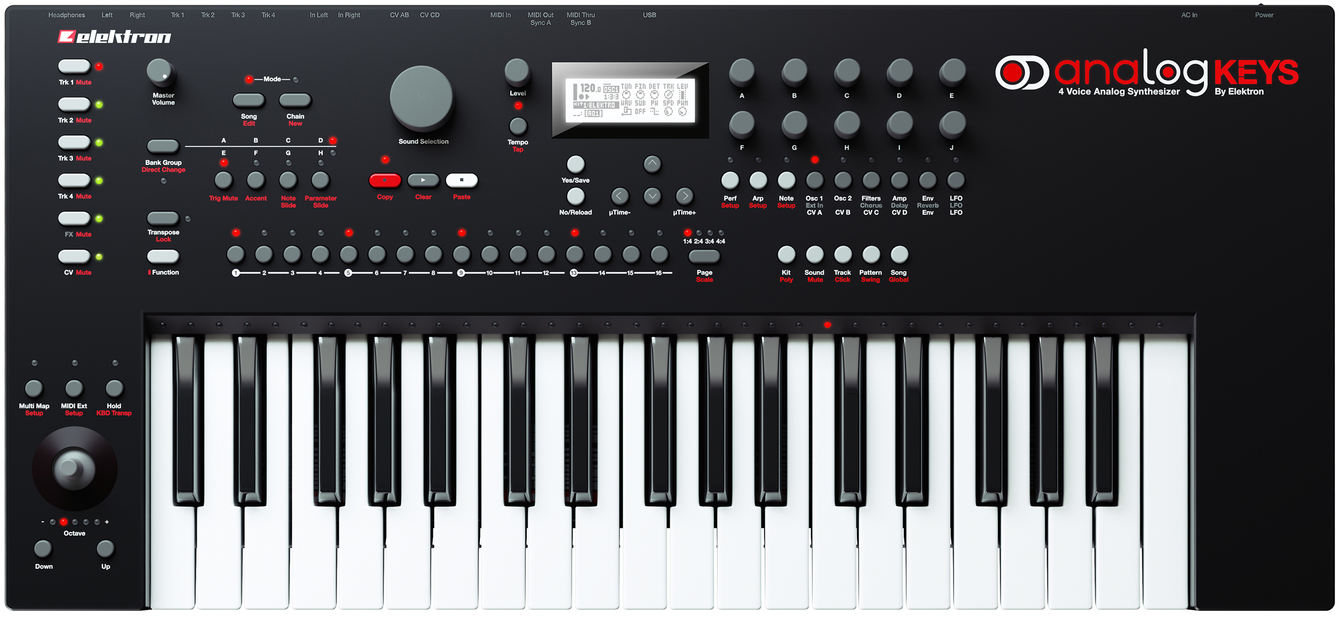 Elektron Analog Four Keys (Ex-Demo) #A14260865-76 | guitarguitar