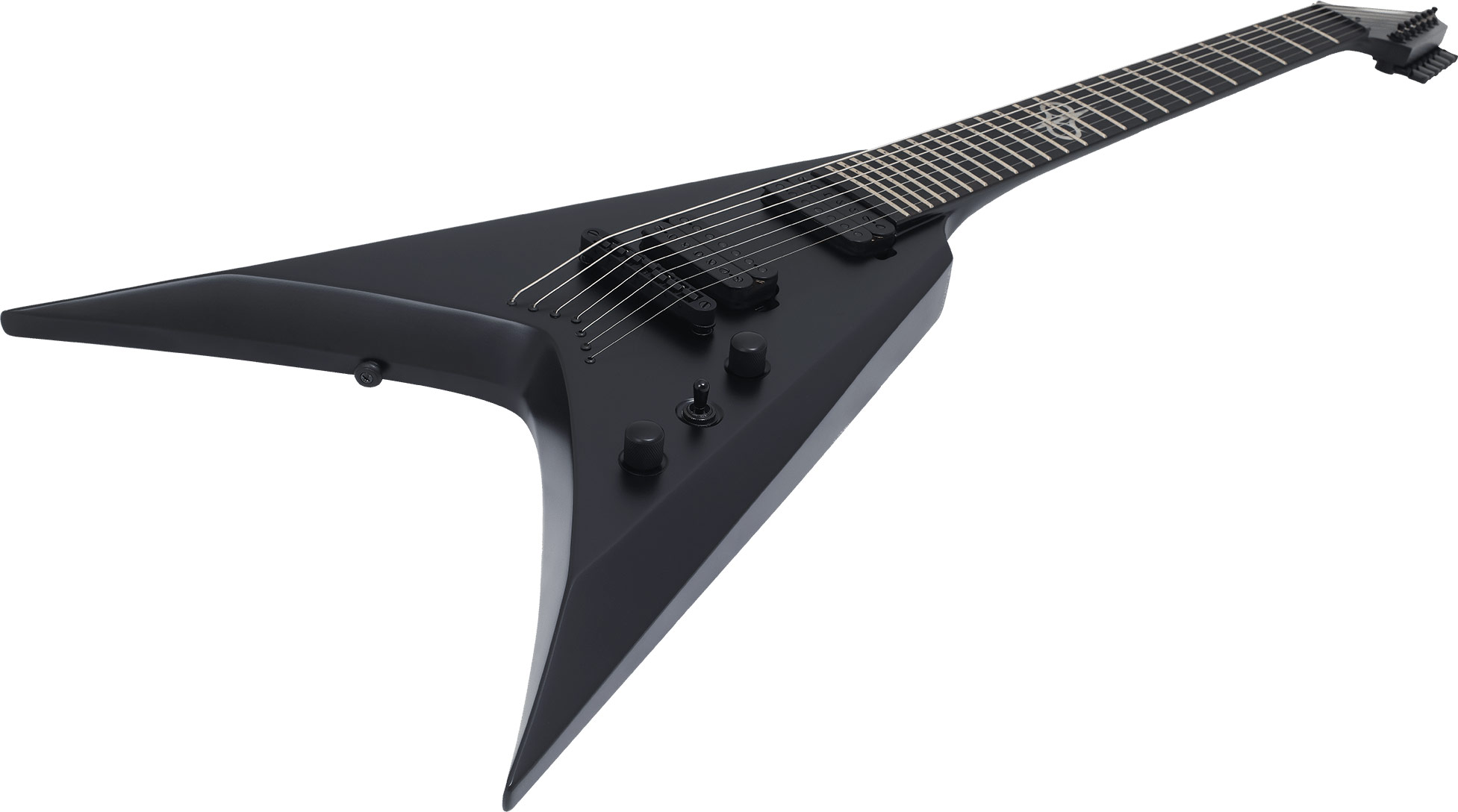 Solar Guitars V2.7C Carbon Black Matte | guitarguitar