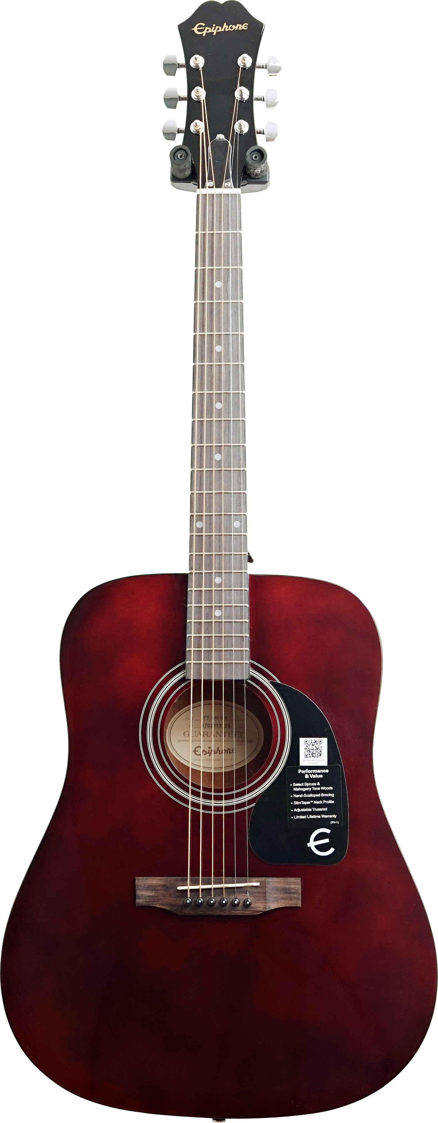 Epiphone FT-100 Wine Red (Ex-Demo) #17011313311 | guitarguitar