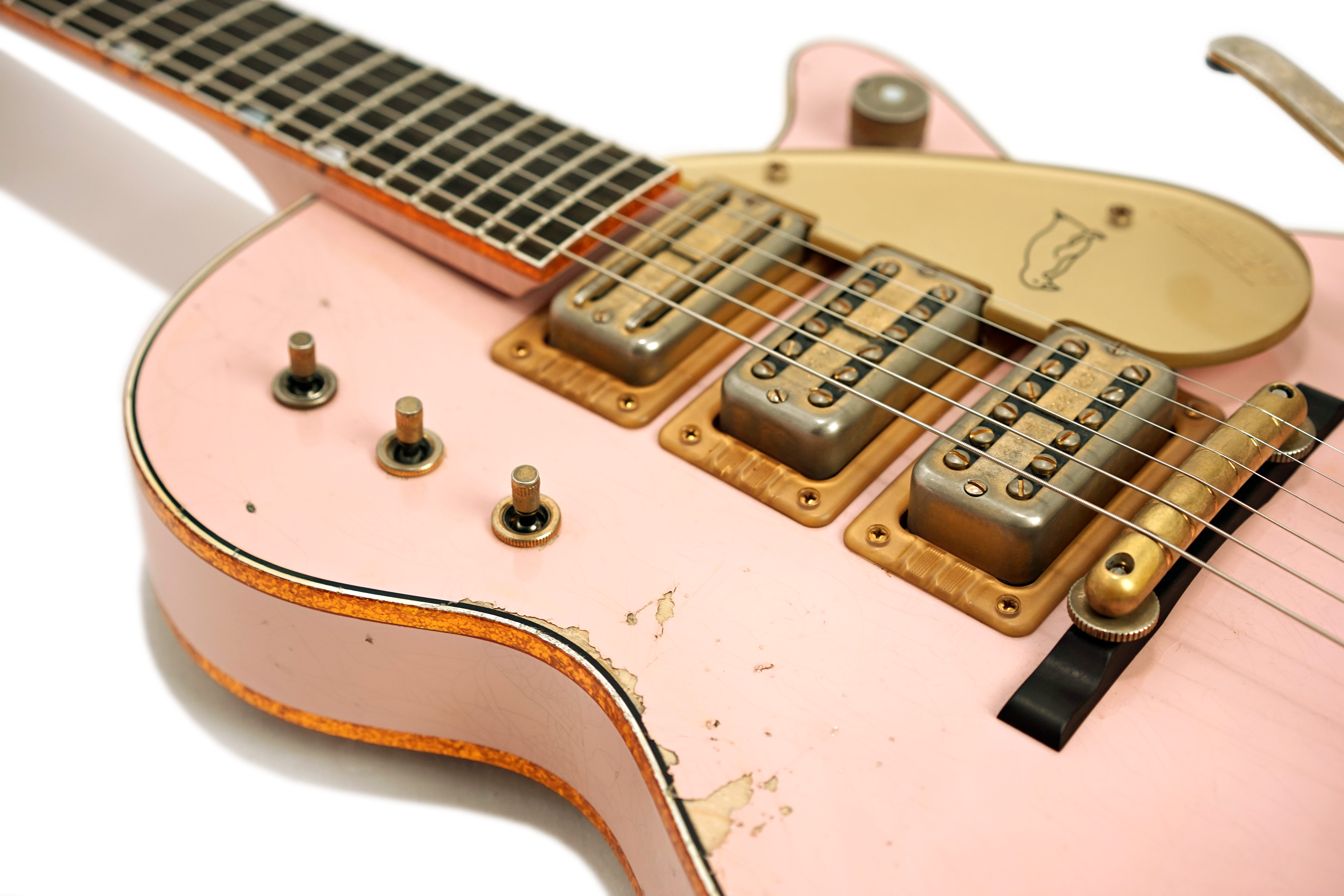 Gretsch Custom Shop G6134T 1959 Pink Penguin Faded Shell Pink Heavy Relic