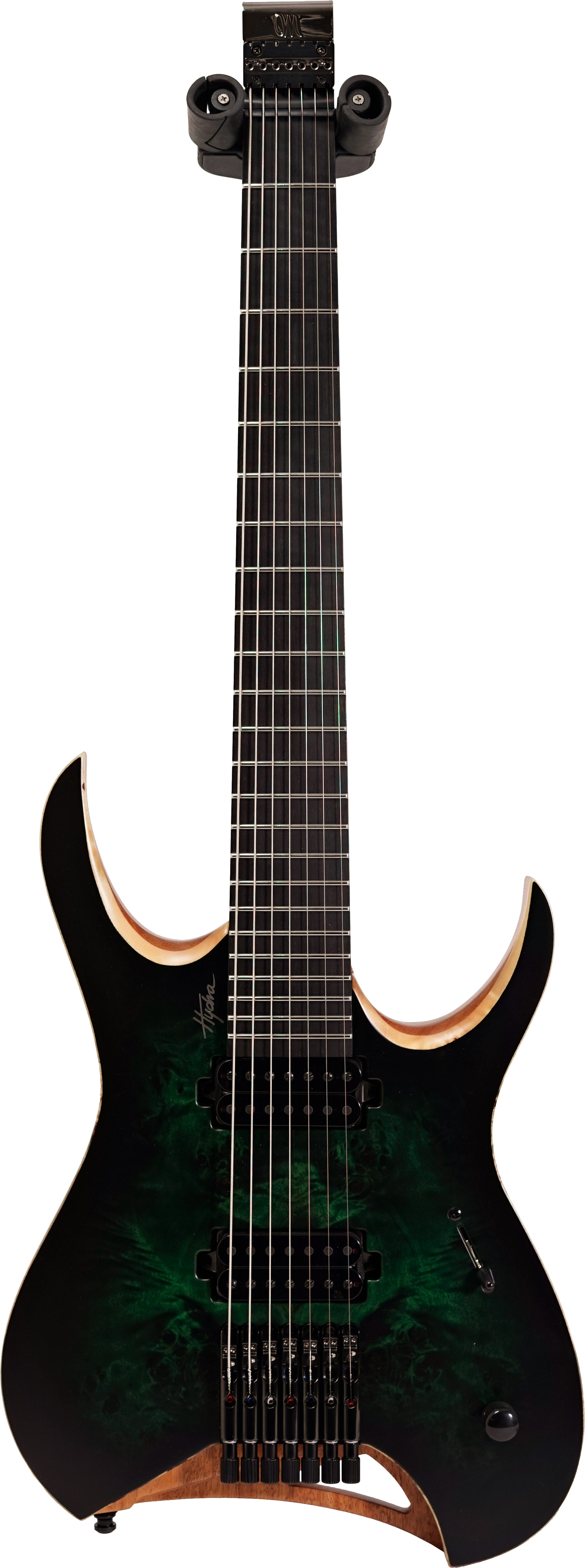 Mayones Hydra Elite 7 Dirty Green Burst Bare Knuckle TKO Set #HF2010342 ...