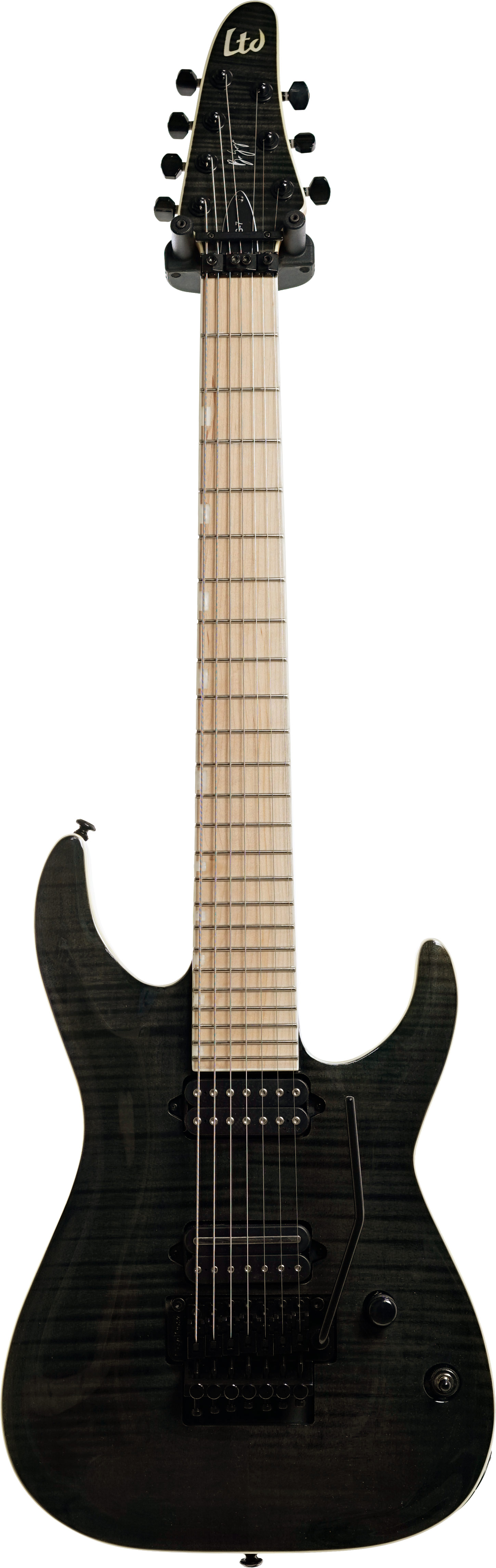 ESP LTD BS-7B QM Ben Savage See-Thru Black Sunburst (Ex-Demo) # ...