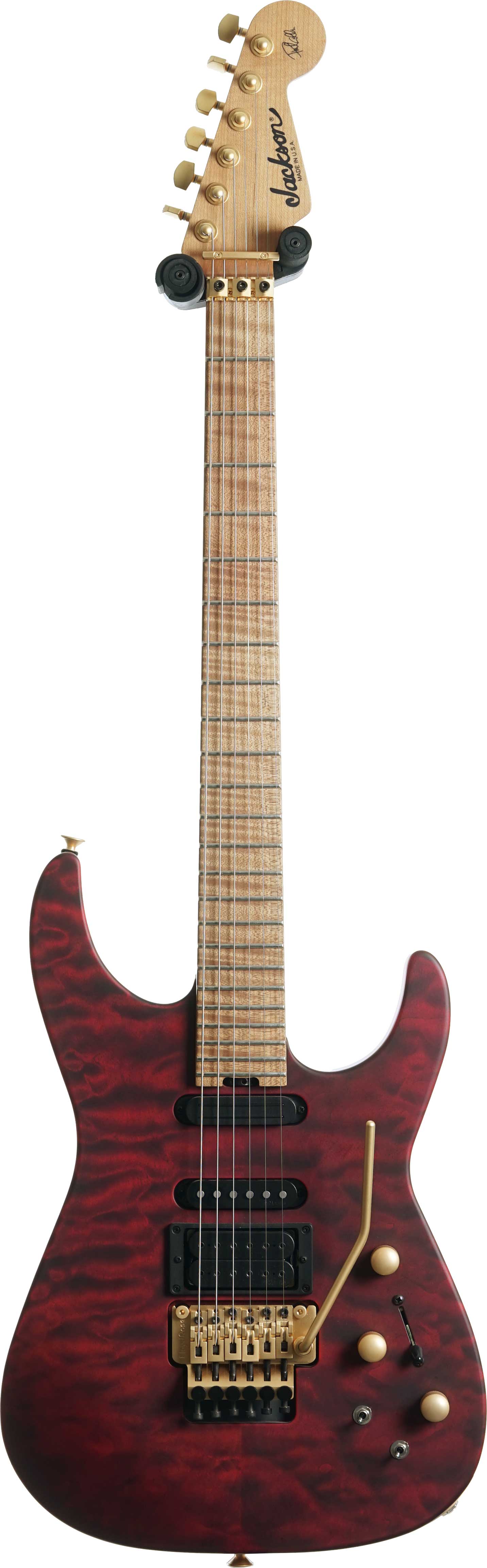Jackson USA Signature Phil Collen PC1 Satin Transparent Red Caramelized ...