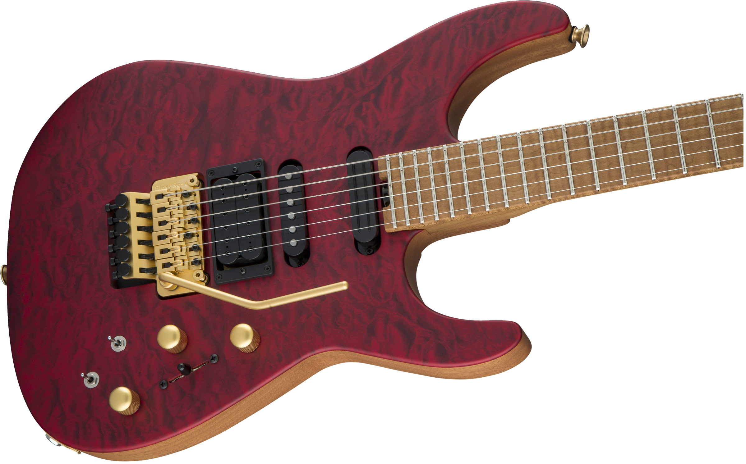 Jackson USA Signature Phil Collen PC1 Satin Transparent Red Caramelized ...