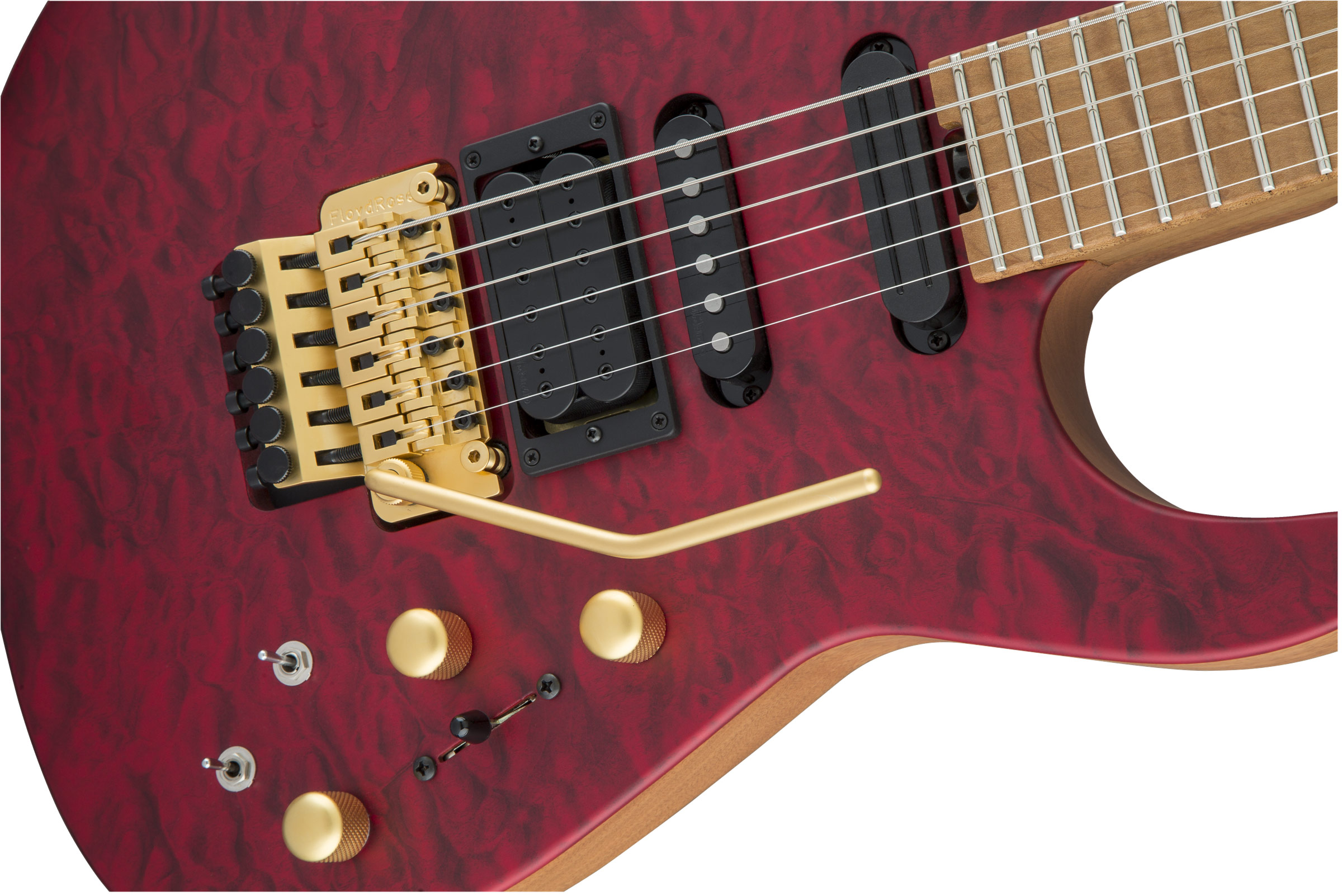 Jackson USA Signature Phil Collen PC1 Satin Transparent Red Caramelized ...