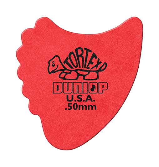 Dunlop 414R.50 Tortex Fins .50mm - Bag 72 Plectrum | guitarguitar
