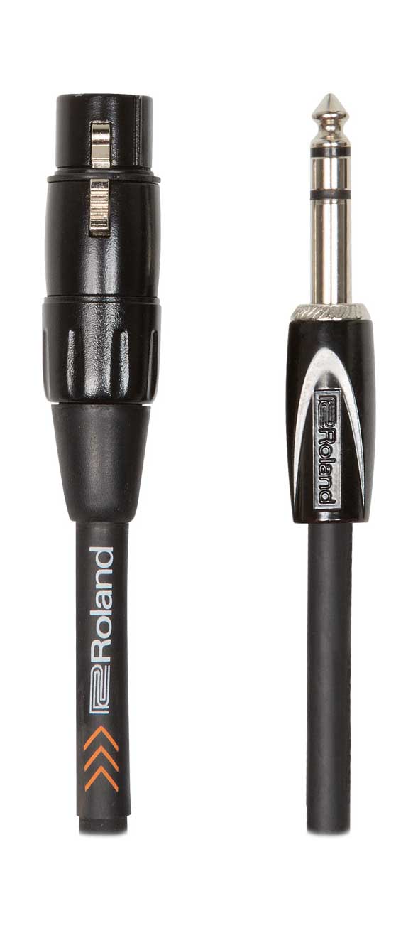 Roland RCC-5-TRXF 5ft/1.5m Interconnect Cable Balanced Jack-Female XLR ...