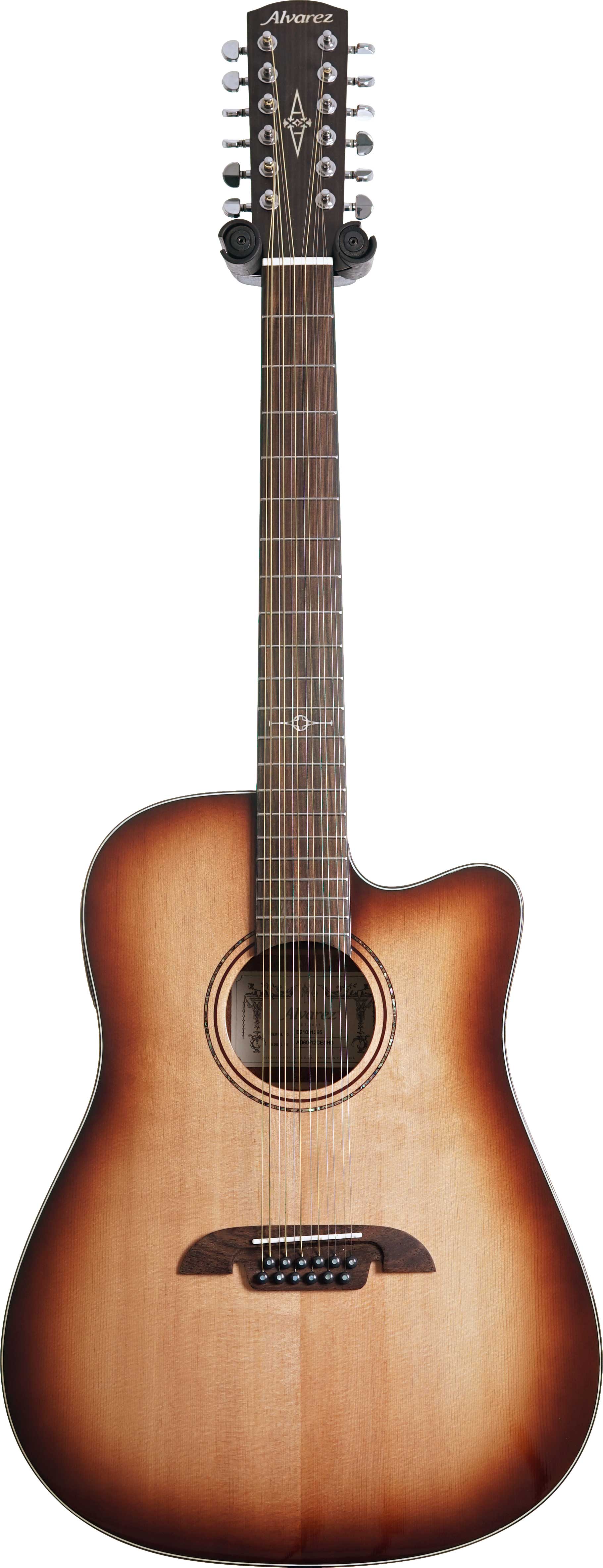 Alvarez Artist Series AD60-12CESHB Dreadnought 12 String Shadowburst ...