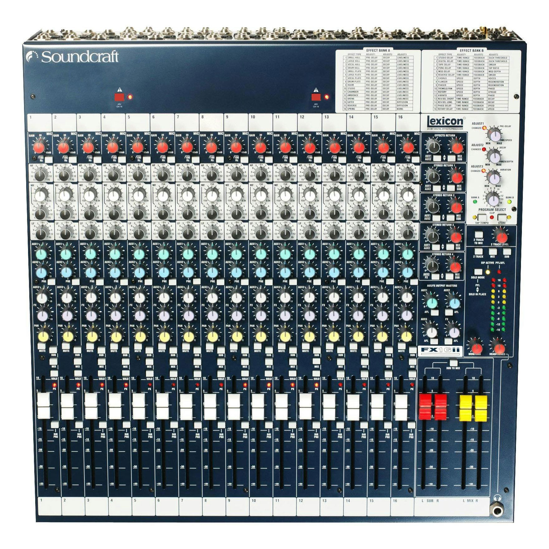 Soundcraft FX16 MkII Mixer With Lexicon Effects (Ex-Demo) #30614395 ...
