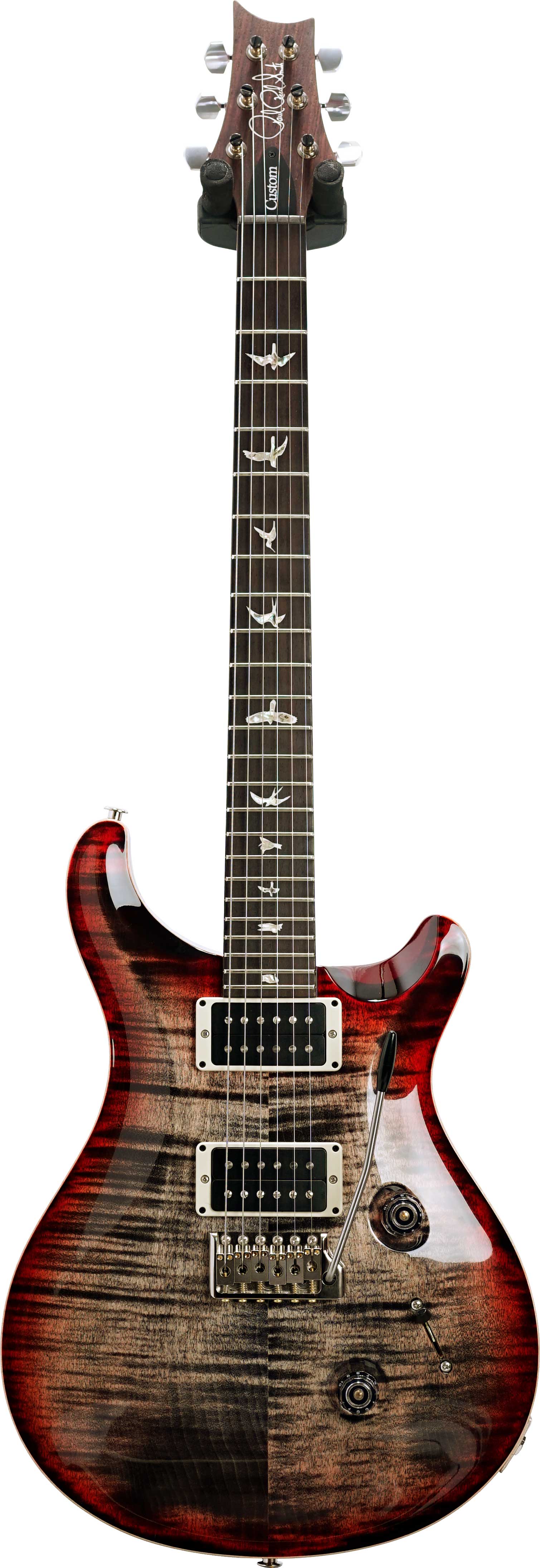 PRS Custom 24 Charcoal Cherry Burst Pattern Thin #0347659 | guitarguitar