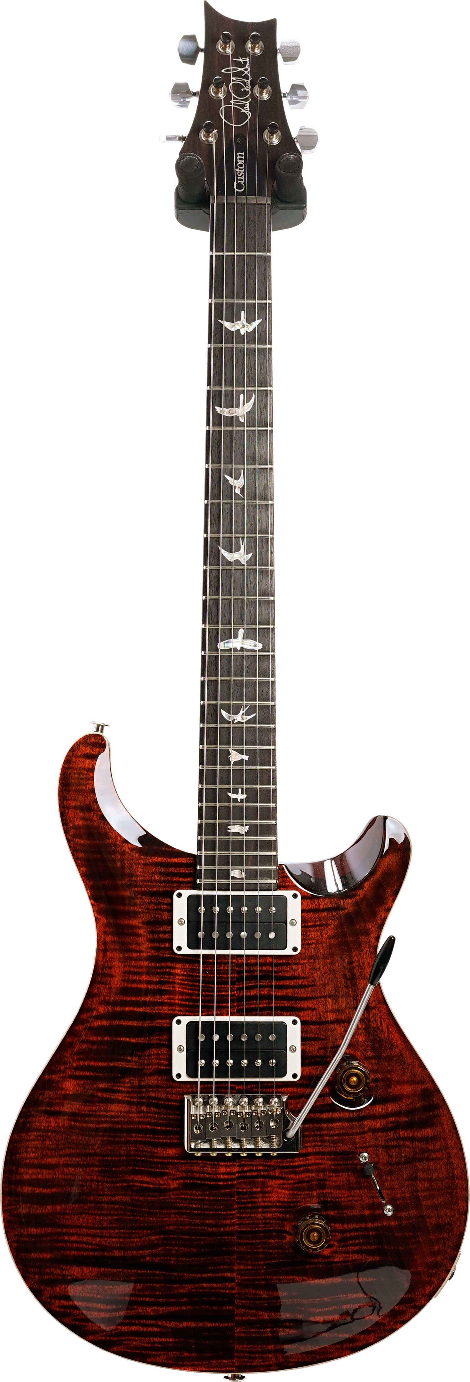 PRS Custom 24 Orange Tiger Pattern Thin #0357336 | guitarguitar