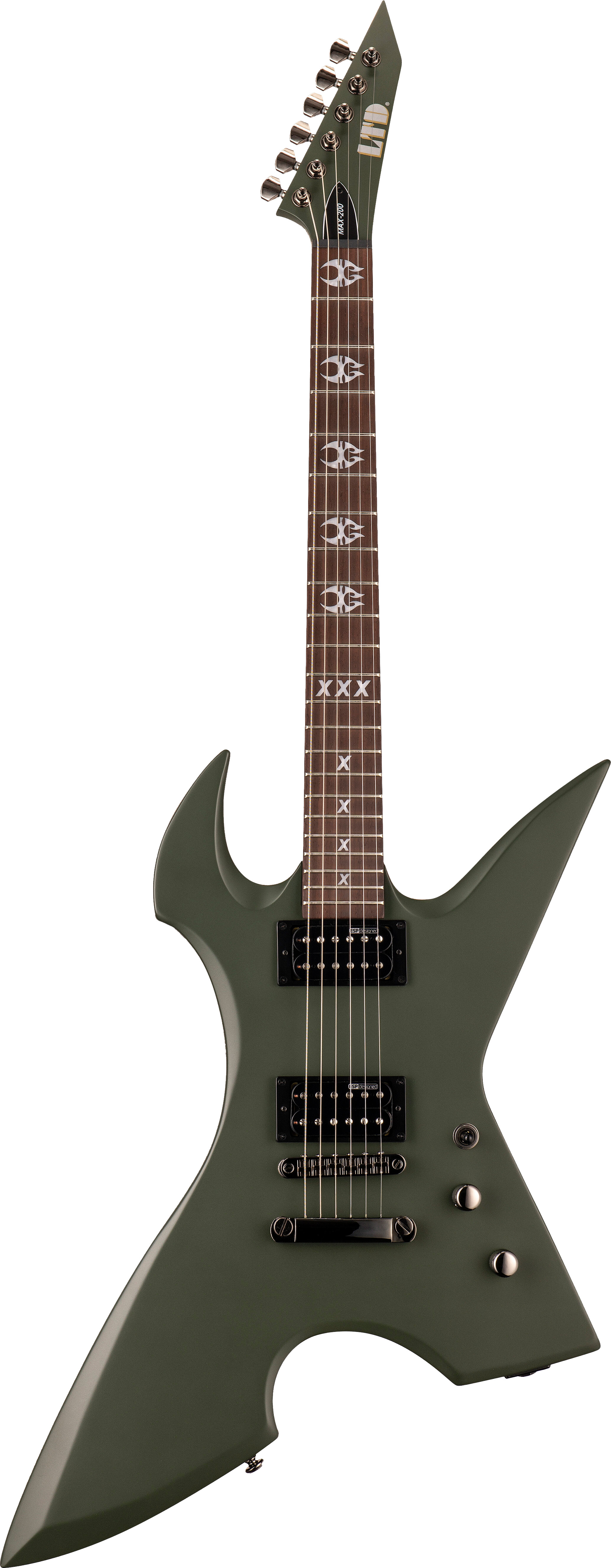 ESP LTD MAX-200 RPR Max Cavalera Military Green Satin | guitarguitar