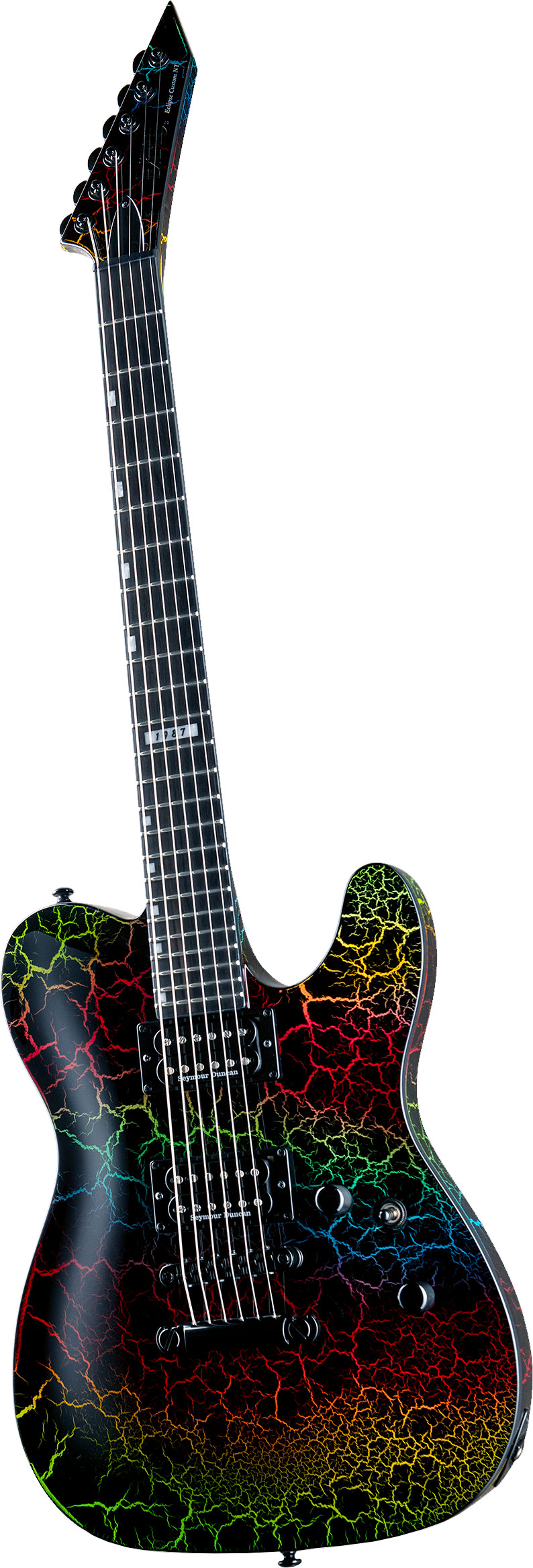 ESP LTD Eclipse '87 NT Rainbow Crackle | guitarguitar