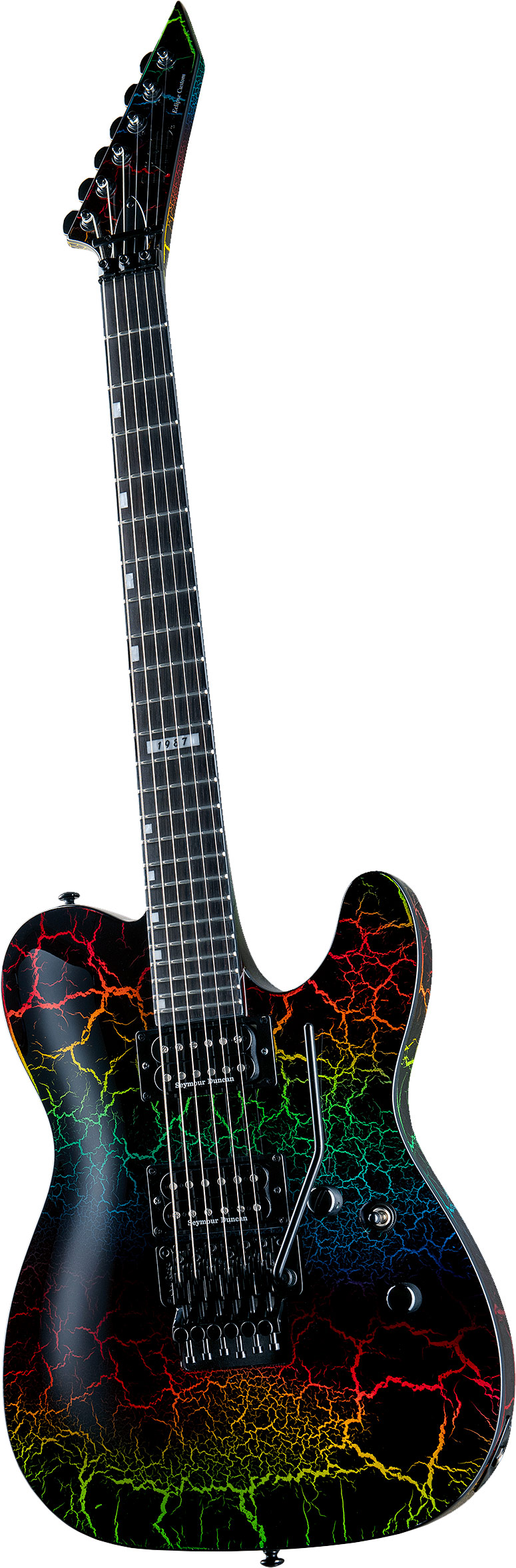 ESP LTD Eclipse '87 Rainbow Crackle | guitarguitar