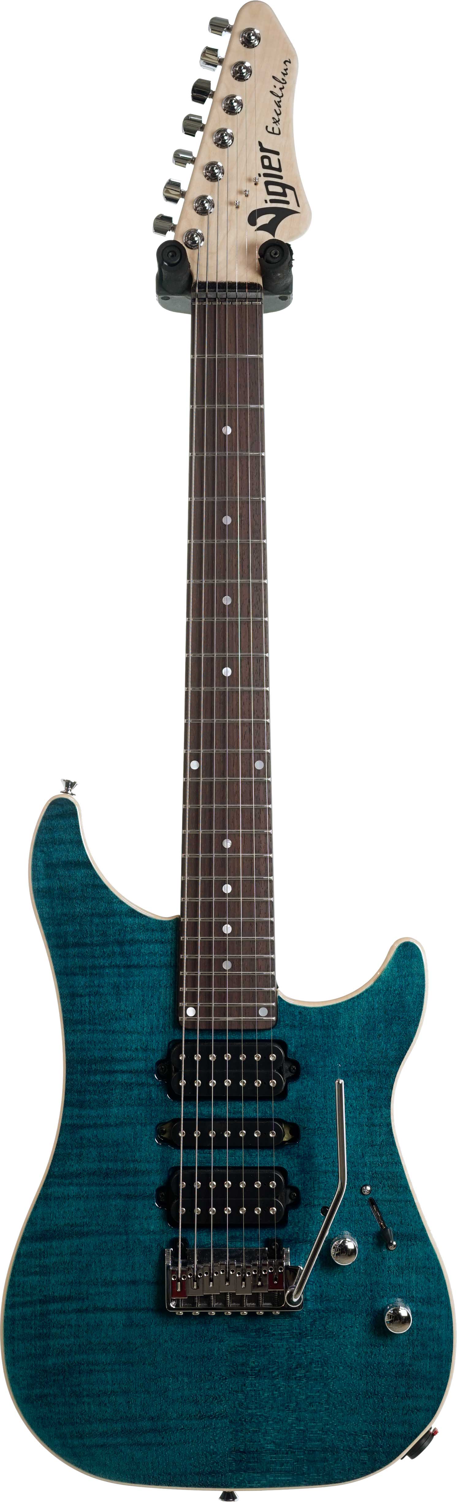 Vigier Excalibur Special 7 HSH Deep Blue Rosewood Fingerboard #220041 ...