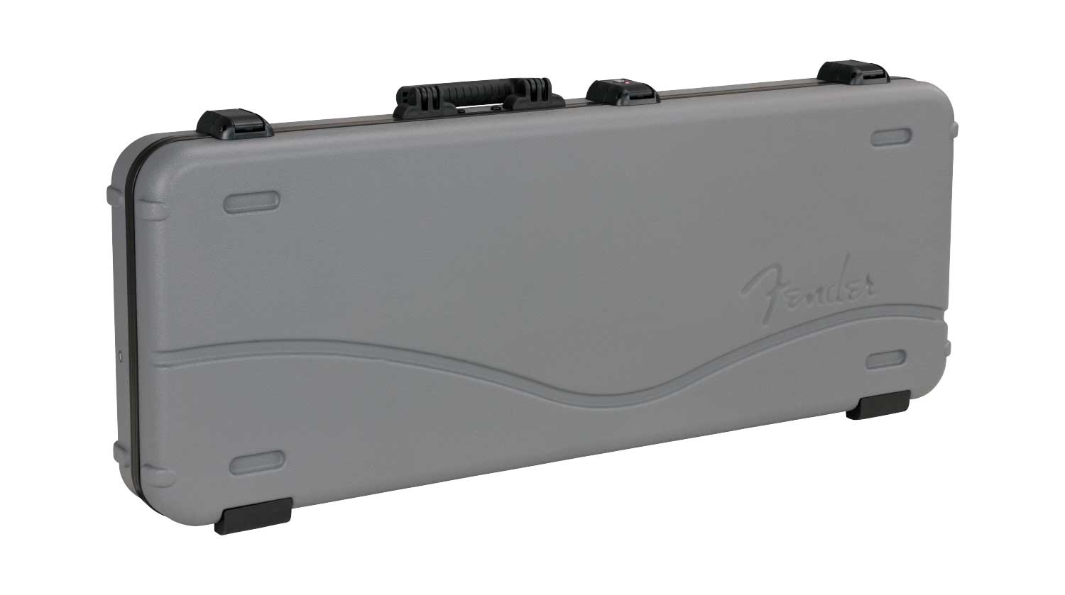 Fender Deluxe Molded Stratocaster/Telecaster Case Silver/Blue ...