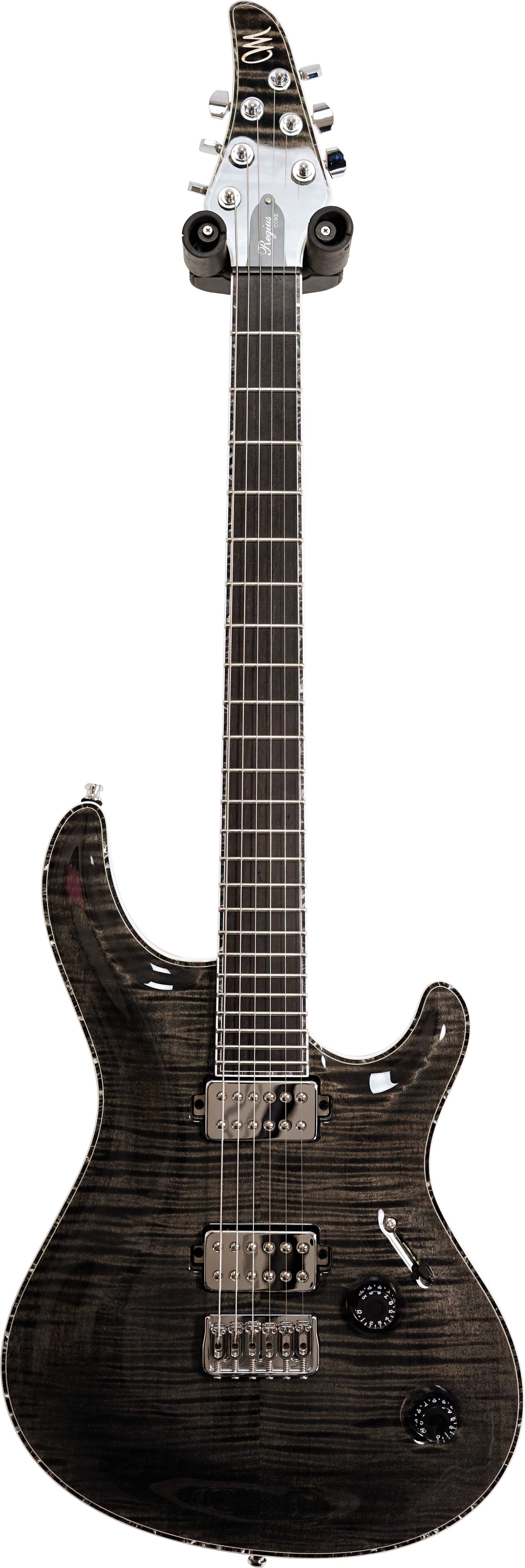 Mayones Regius Core 6 Flamed Maple 3A Graphite Burst, Gloss Front Satin ...