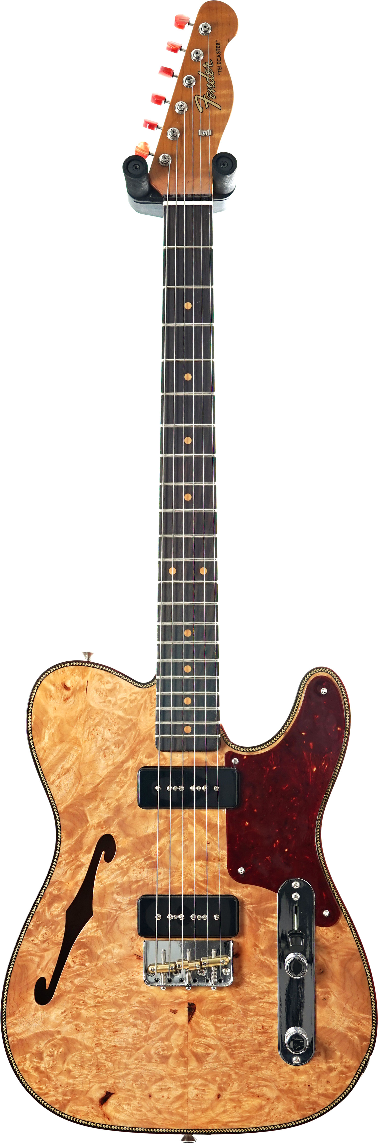 Fender Custom Shop Artisan Dual P90 Maple Burl Telecaster Aged Natural ...