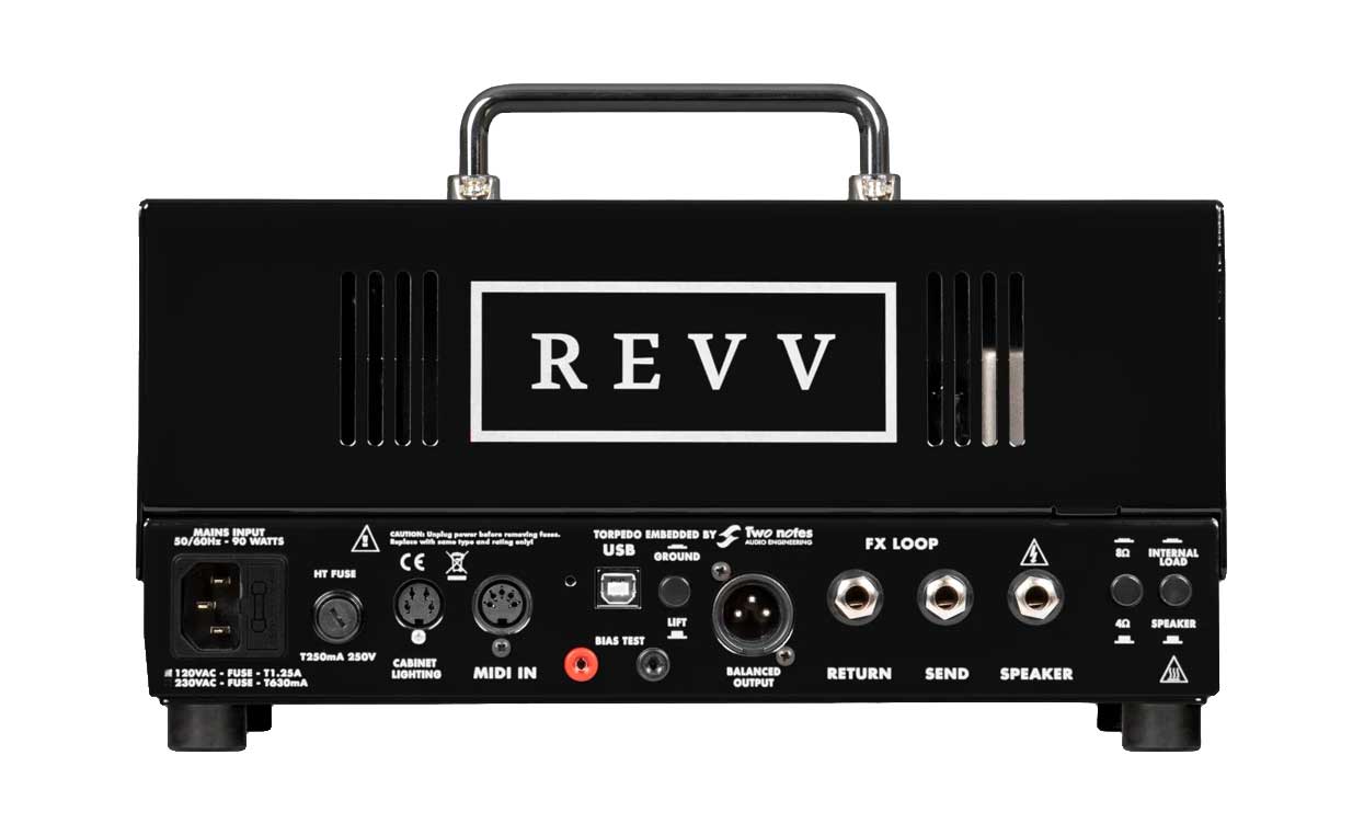 Revv D20 Amplifier Valve Amp Head Black | guitarguitar