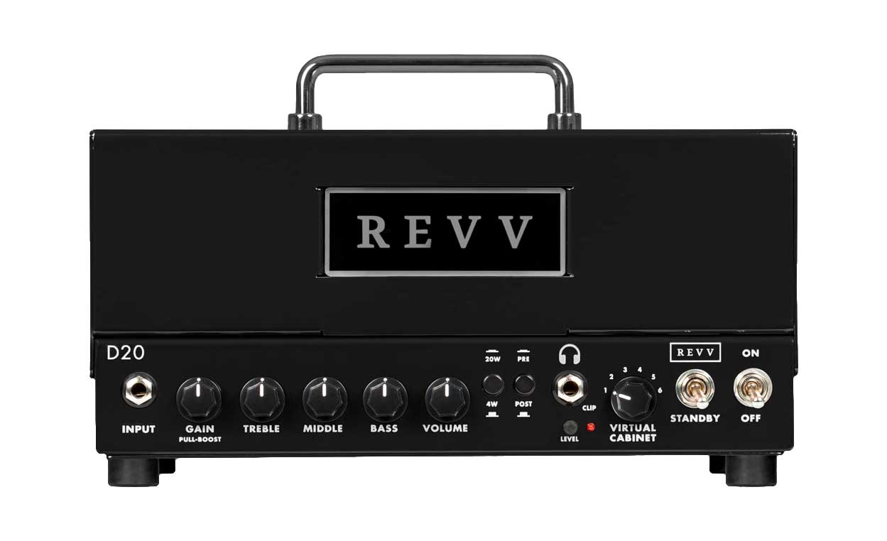 Revv D20 Amplifier Valve Amp Head Black | guitarguitar