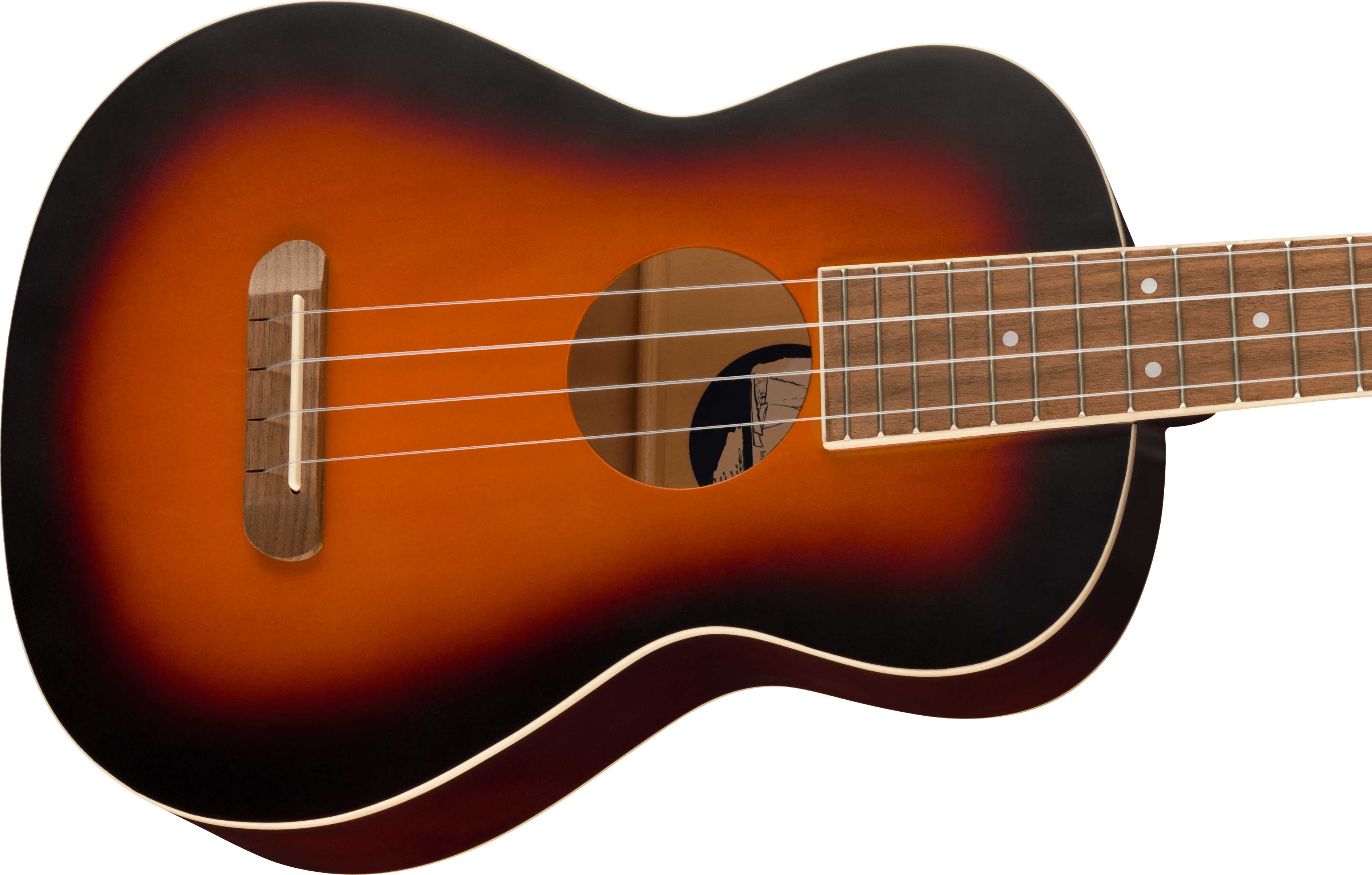Fender Avalon Tenor Ukulele Walnut Fingerboard 2-Color Sunburst ...