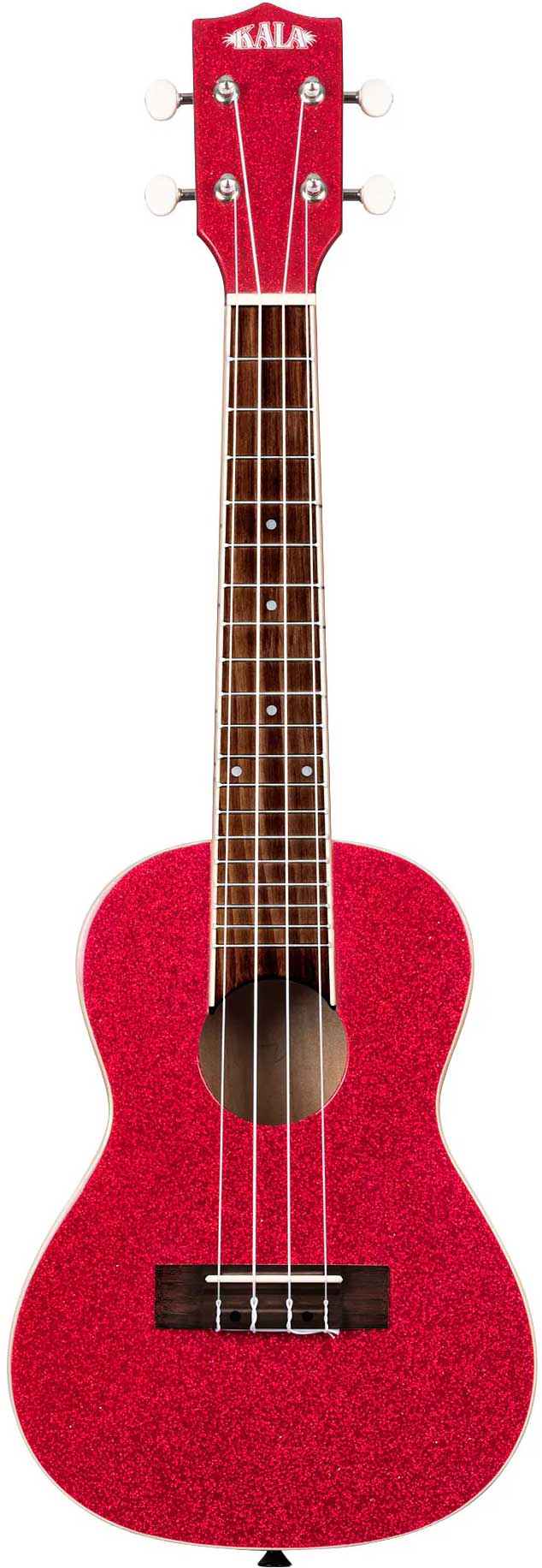 Kala Sparkle Series Concert Ukulele Ritzy Red Sparkle | guitarguitar