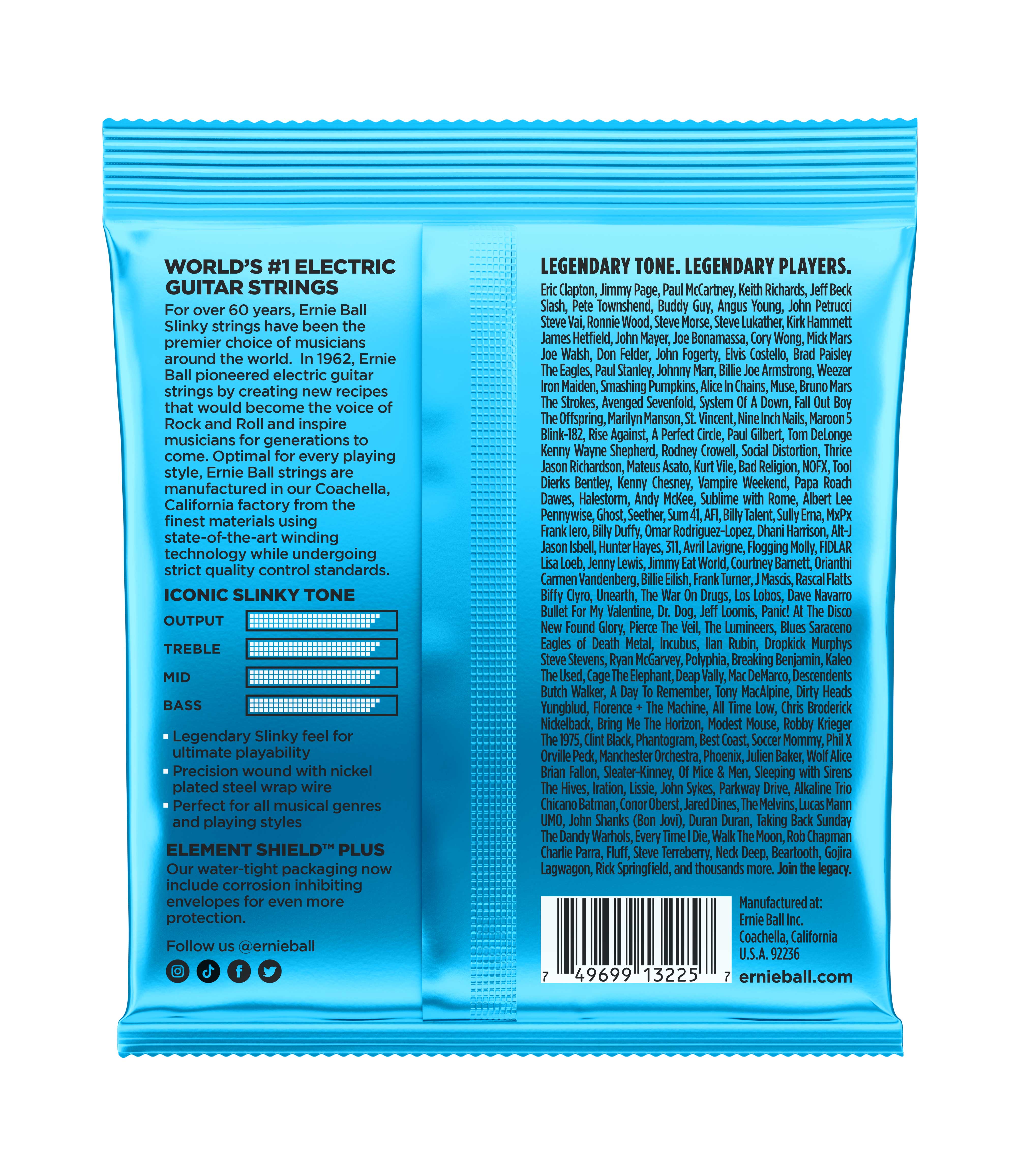 Ernie Ball Extra Slinky 8-38 3 Set Pack | guitarguitar