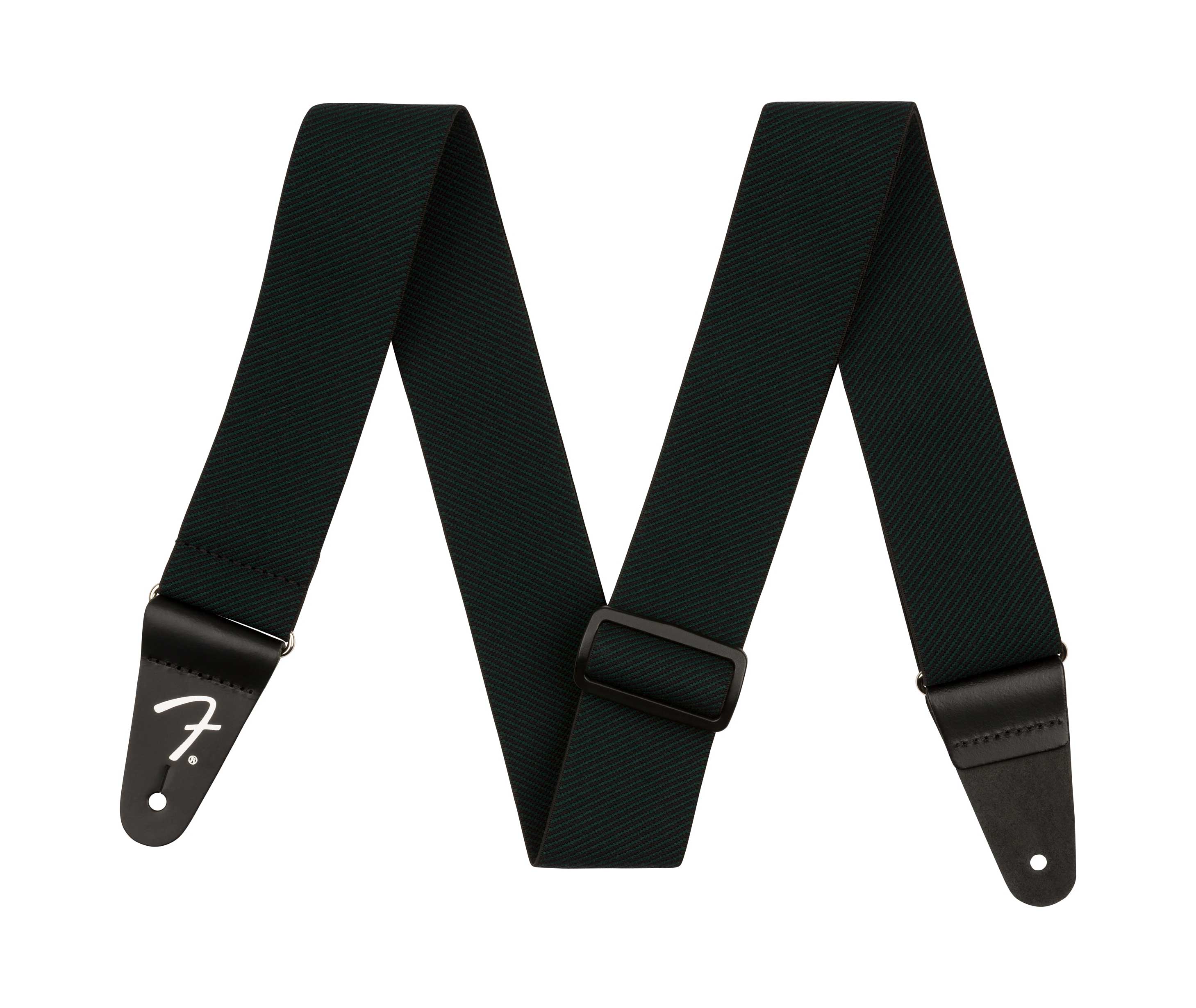 Fender Weighless 2ft Tweed Strap Sherwood Green | guitarguitar