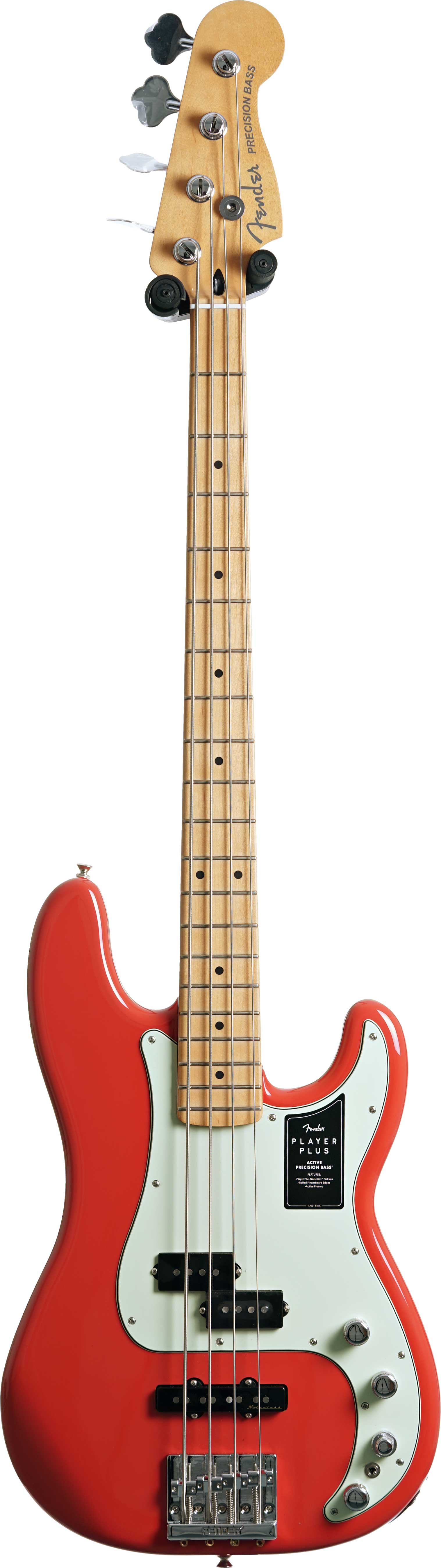 Fender Player Plus P Bass Maple Fingerboard Fiesta Red (Ex-Demo) # ...
