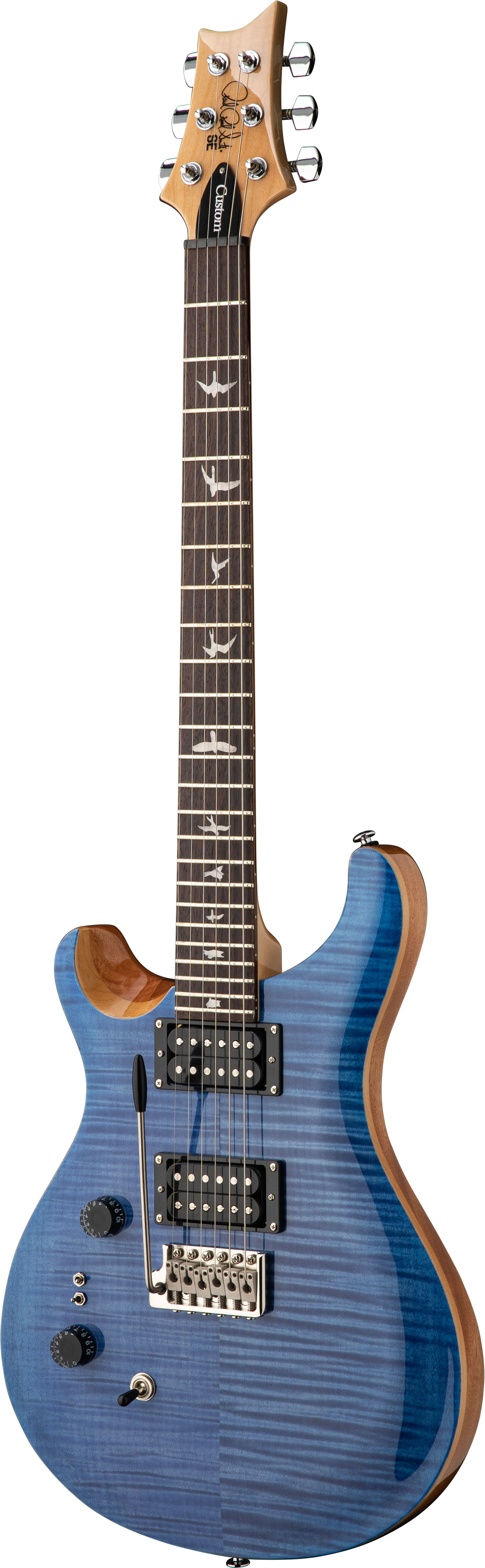 PRS SE Custom 24-08 Faded Blue Left Handed | guitarguitar