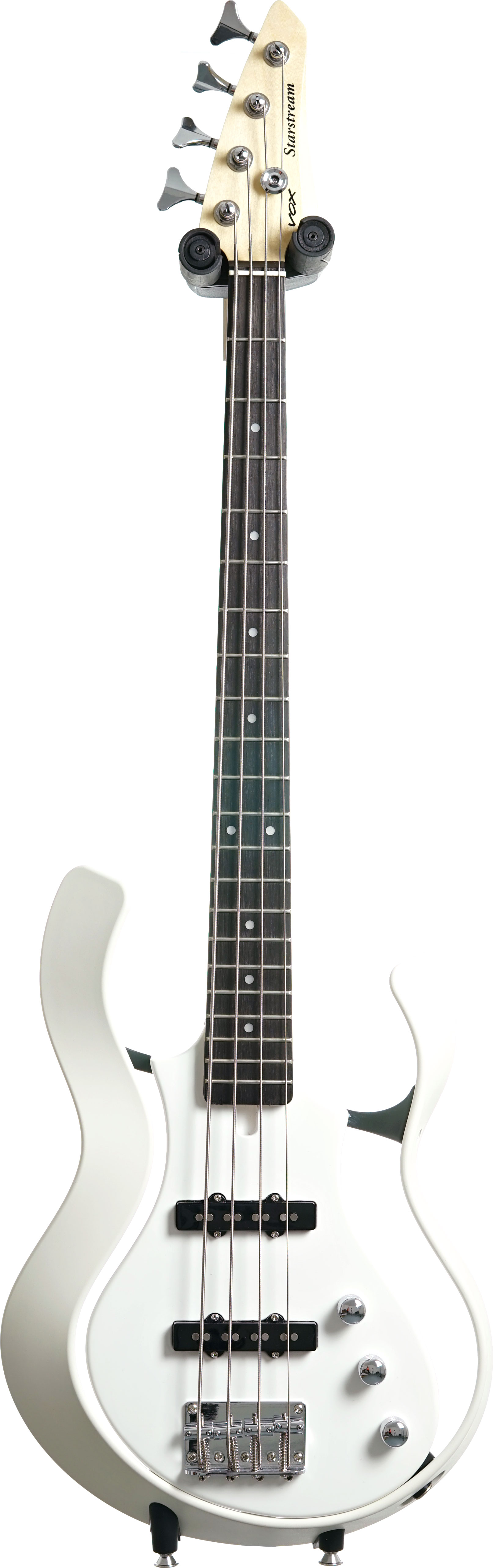 Vox Starstream Short Scale Bass Guitar 2S Single Coil White (Ex-Demo ...