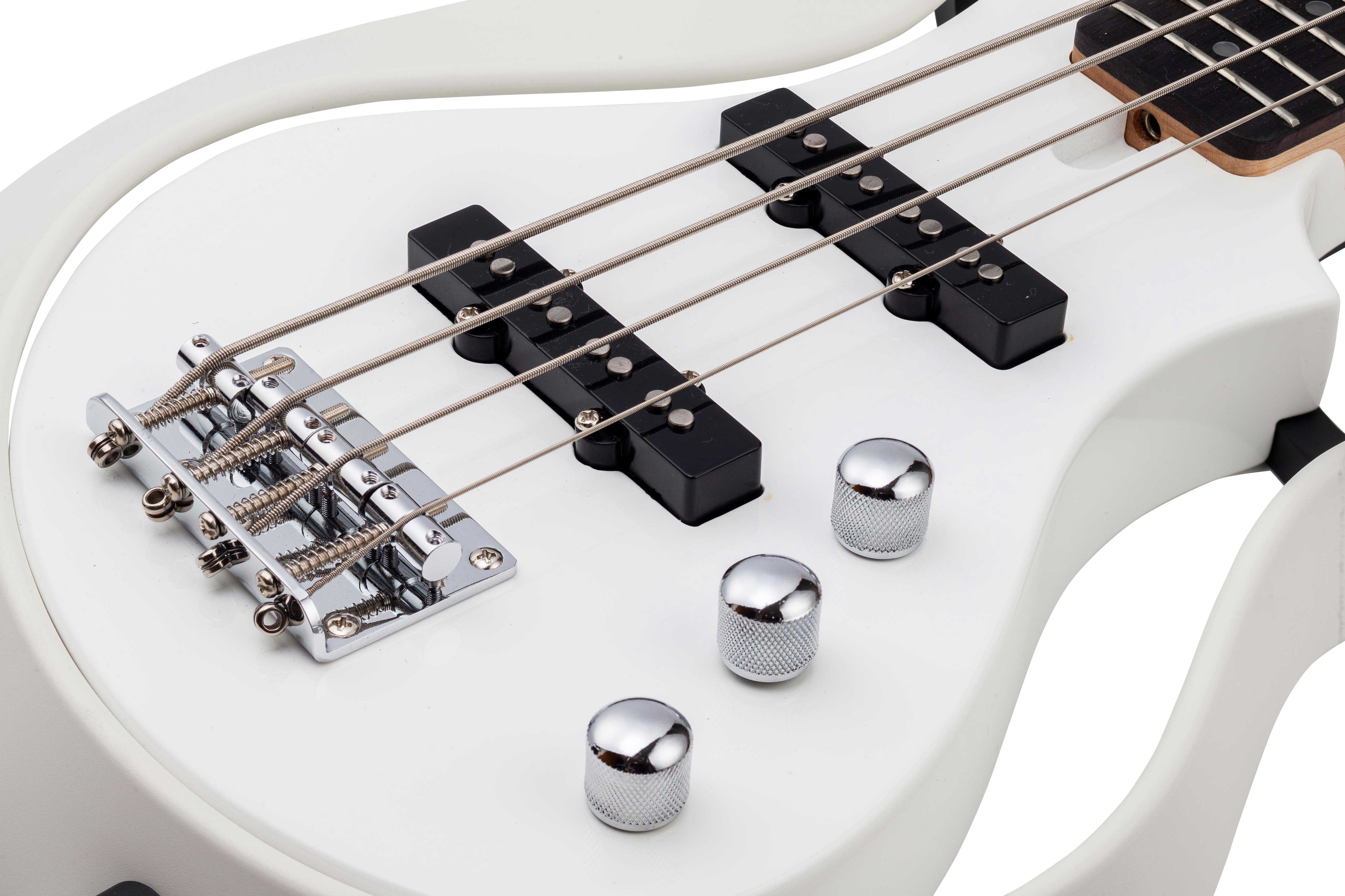 Vox Starstream Short Scale Bass Guitar 2S Single Coil White | guitarguitar