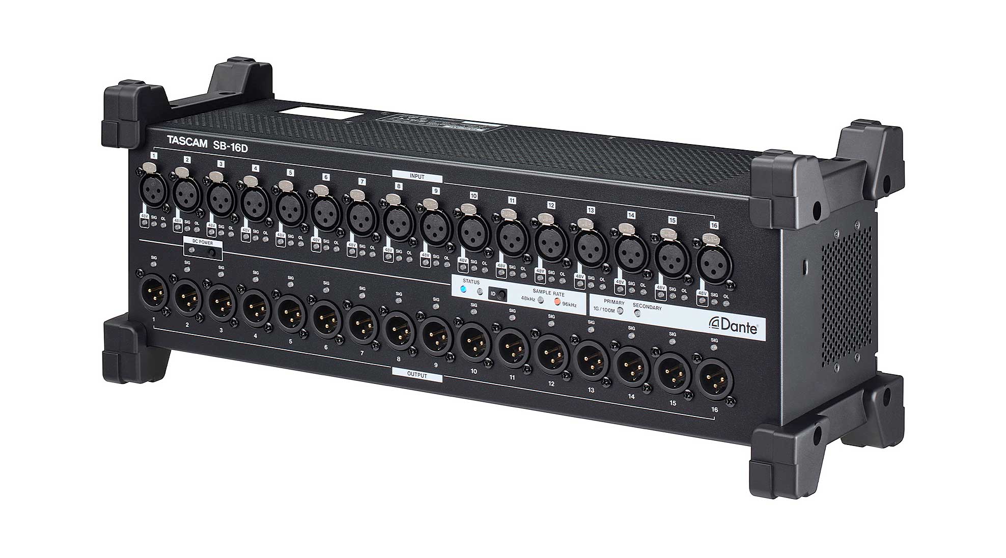 Tascam SB-16D 16 In/16 Out Dante Stagebox | guitarguitar