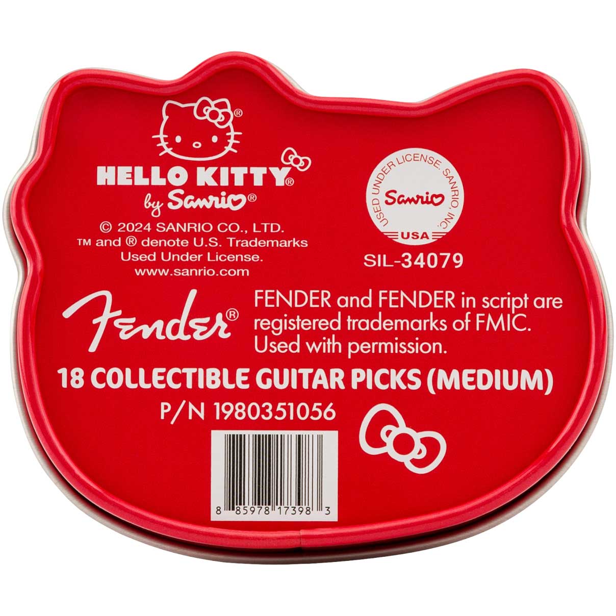 Fender Hello Kitty Pick Tin | guitarguitar