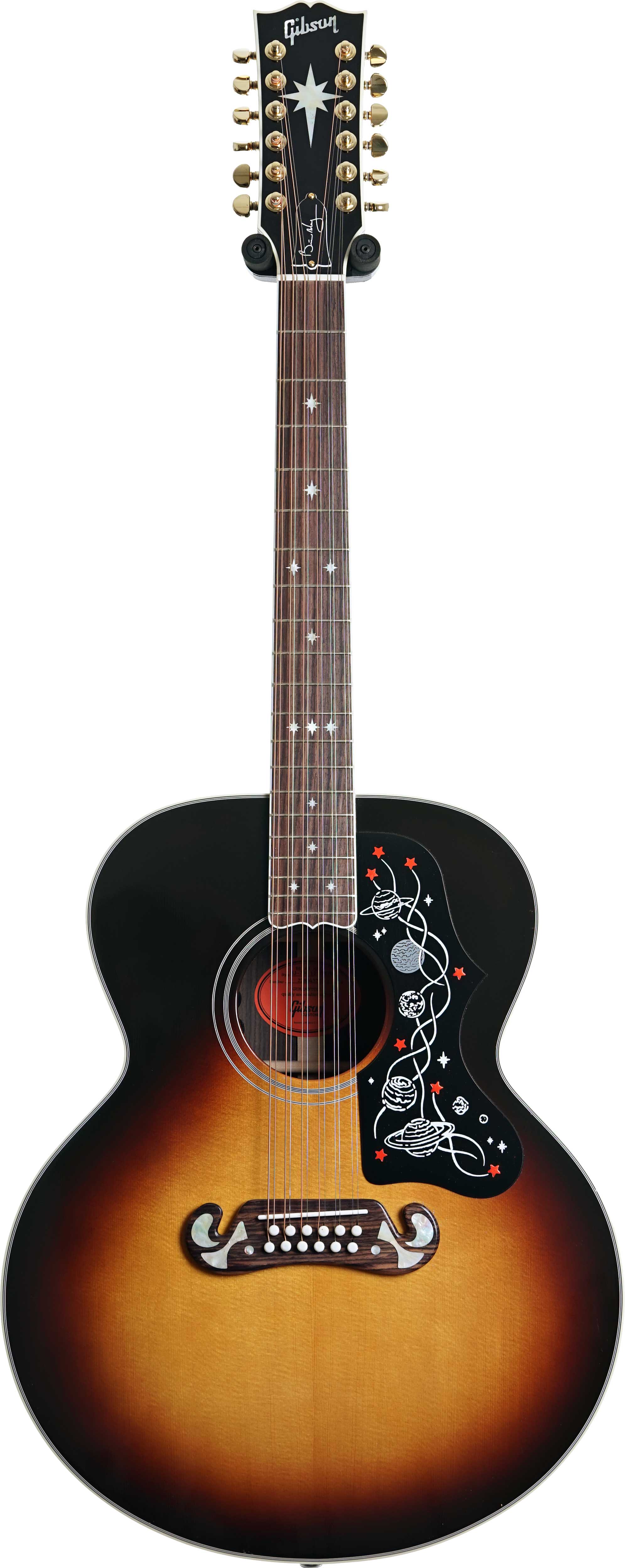 Gibson Brian May SJ-200 12 String Vintage Sunburst #22804325 | guitarguitar